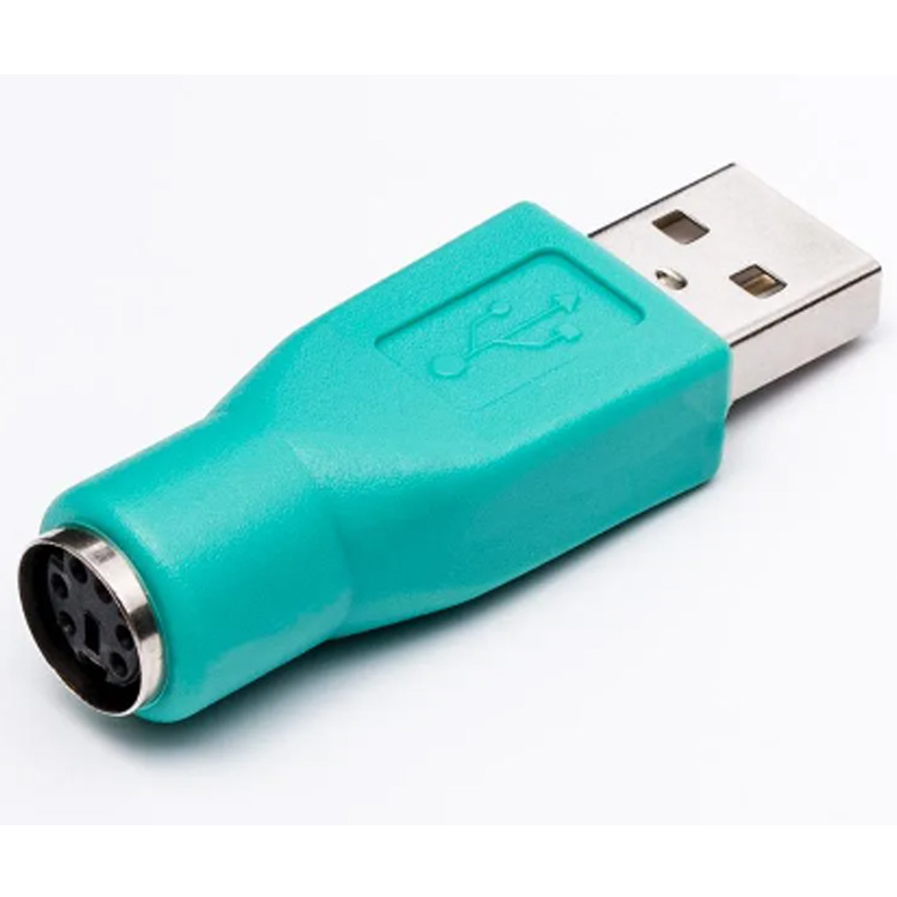 Conector Adaptador USB tipo A Macho a Mini Din 6 Pin hembra. TECHMAN CC ...