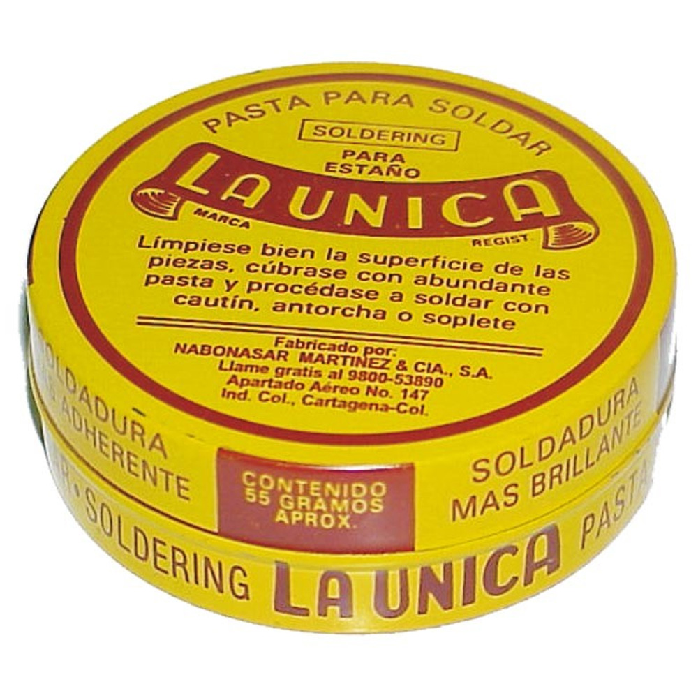 Soldadura Con. Pasta para Soldar, “LA UNICA” 8 Gramos. TECHMAN PS-08 ...